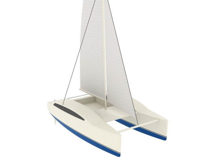 Catamaran Boat Design | Cat 24 -Catamaran plans, Catamaran Production